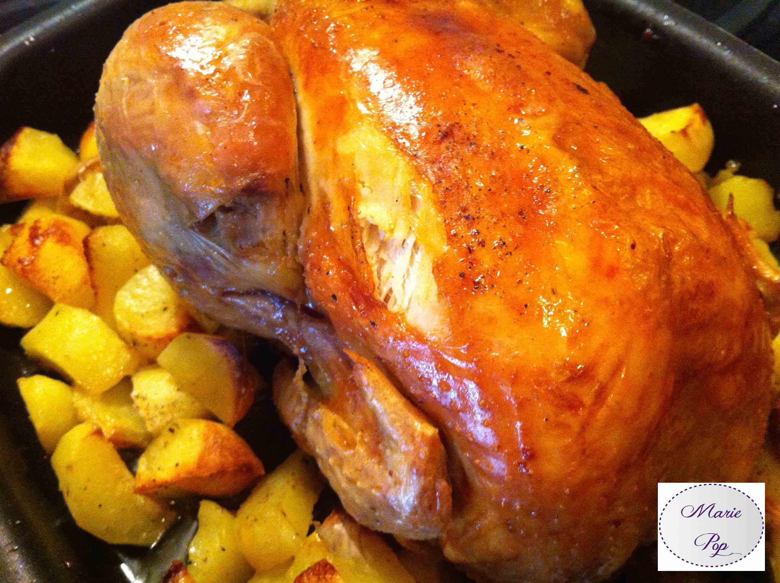 Recette Poulet rôti du dimanche... Pour régaler petits et grands