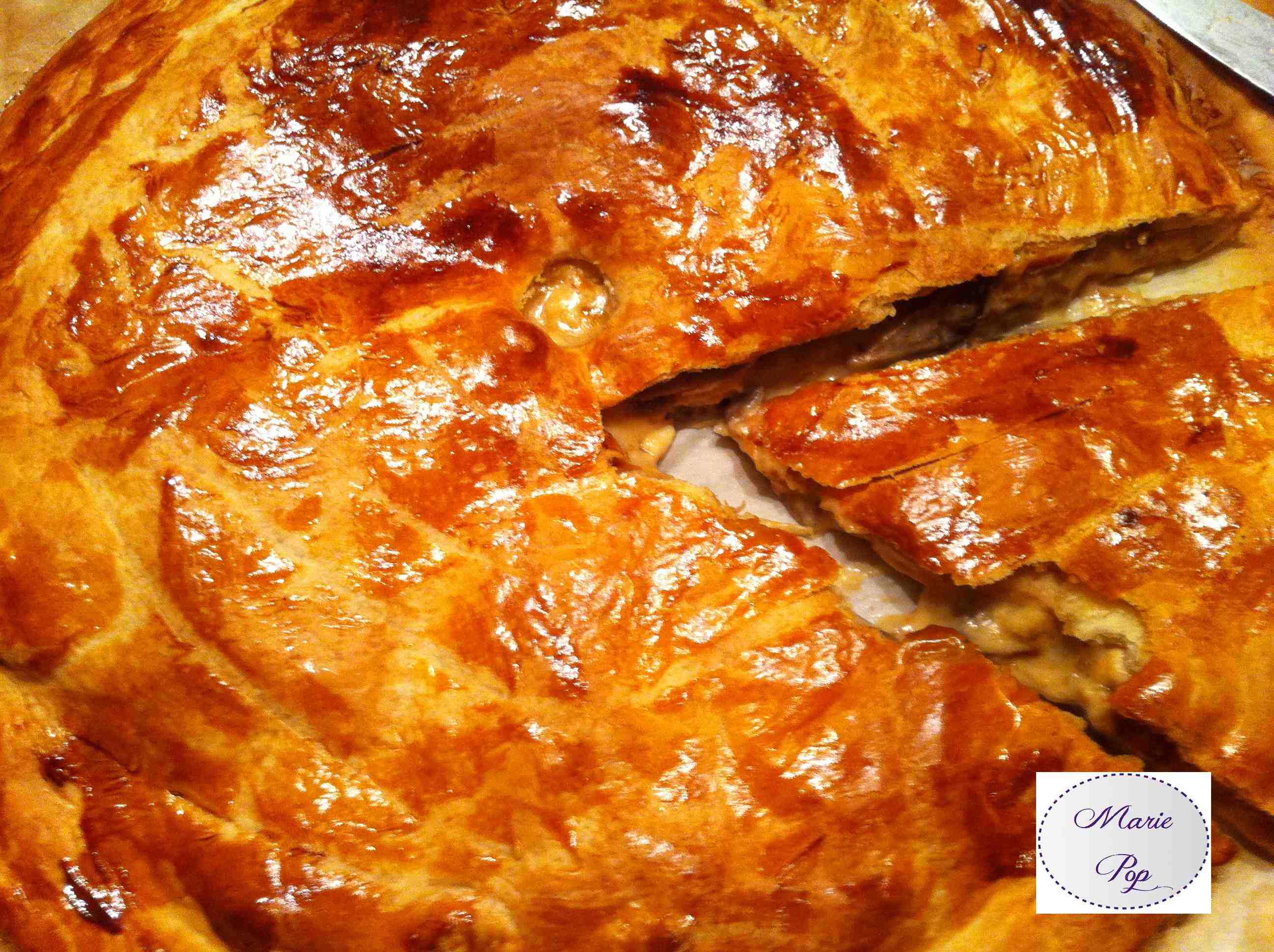 Tourte au poulet et aux champignons - une recette tourte